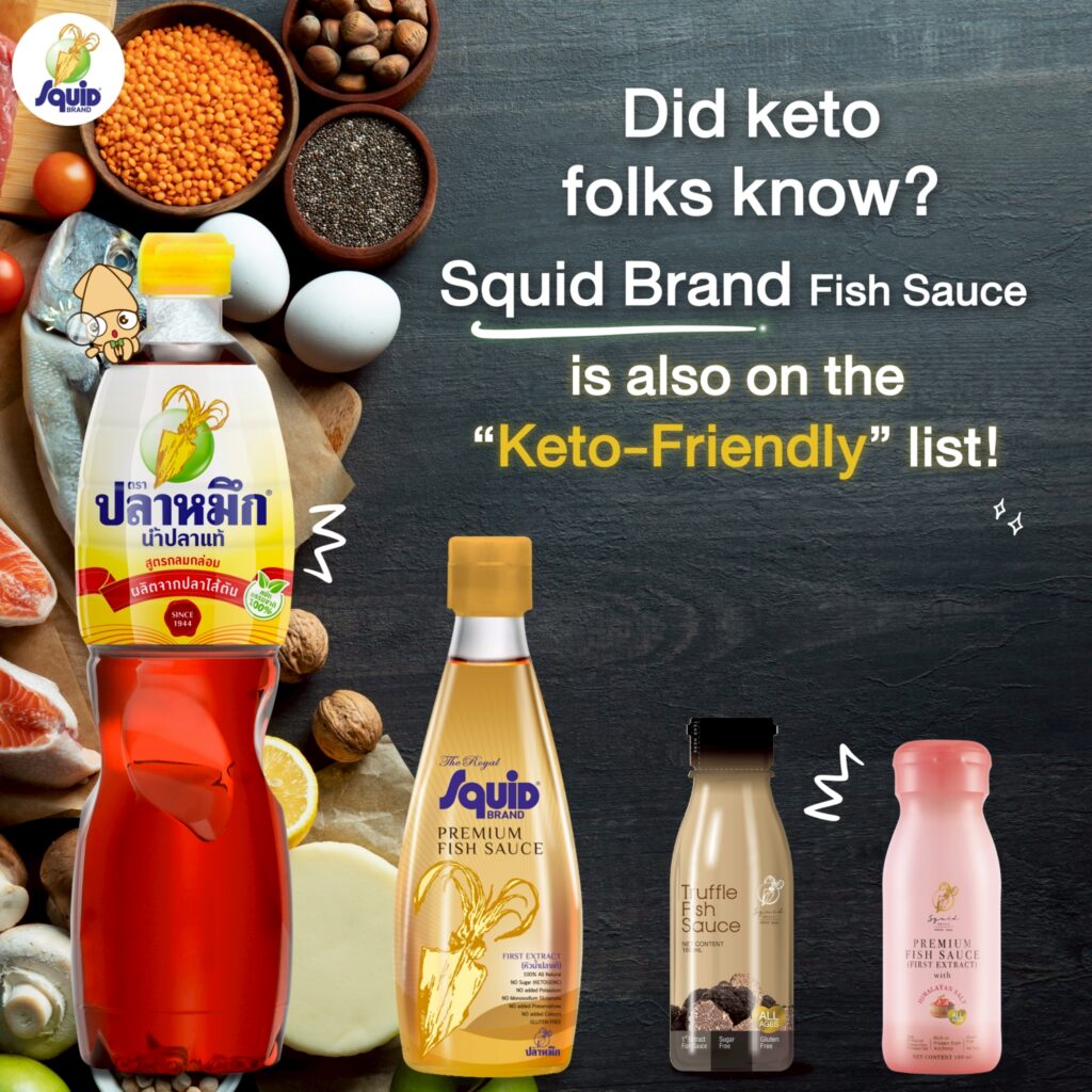 Our Squid Brand Fish sauce is under Keto-Friendly list | Squid Brand